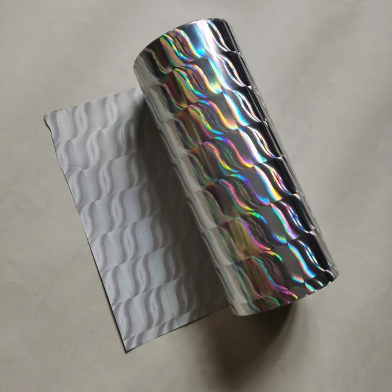 Hot-stamping-foil-holographic-foil-silver-wave-pattern-B11-hot-press-on ...