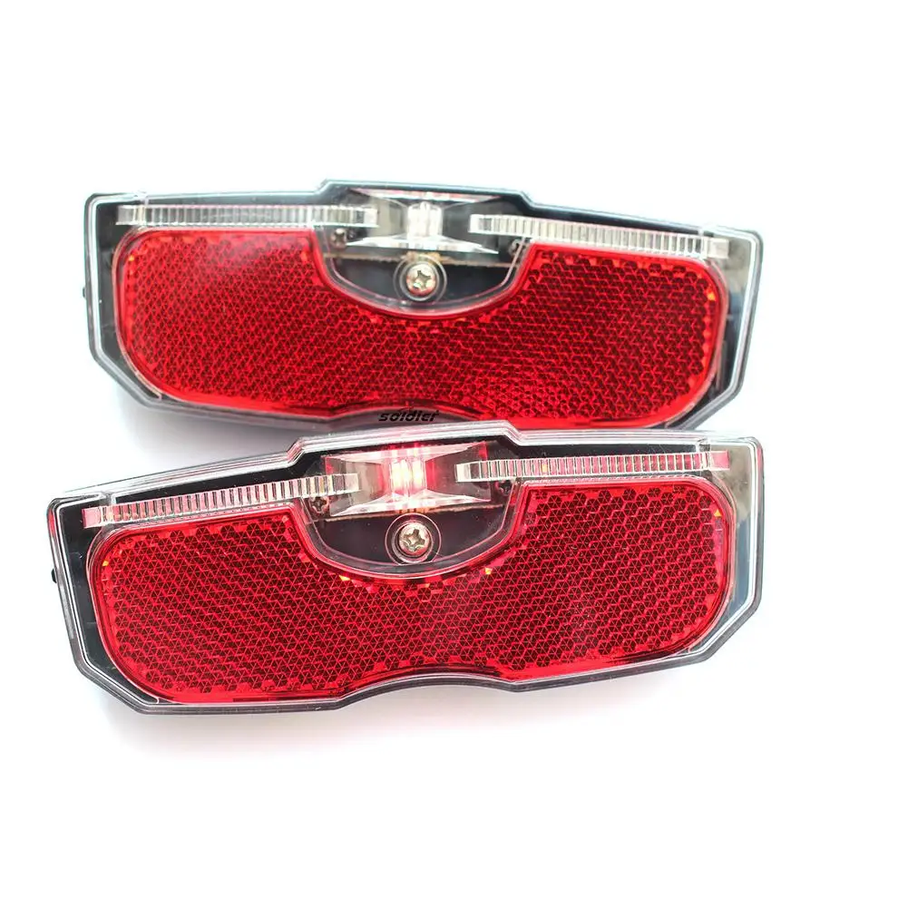 Cycling Bicycle Rear Reflector Tail Light For Luggage Rack NO Battery ...