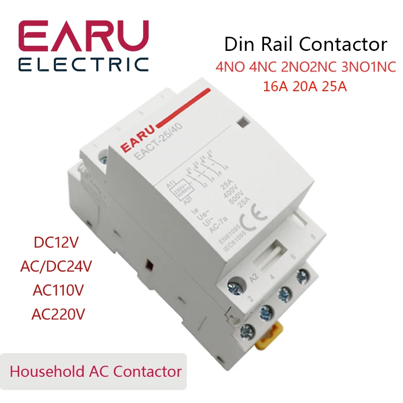 Modular Contactor Smart Home | Contactor Modular 220v 230v | Ac Modular ...