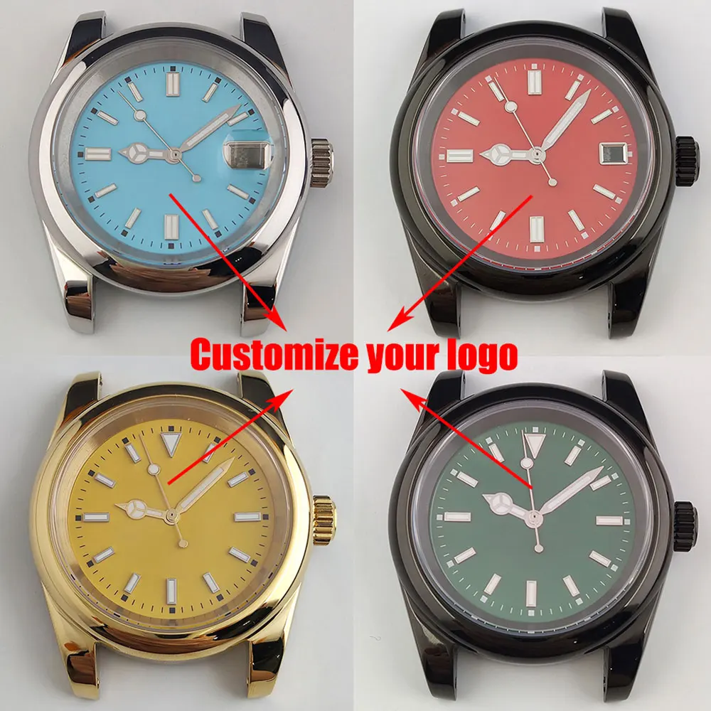 NH35 Movement Automatic Mechanical 39mm Case 28.5mm Dial NH35 Watch ...