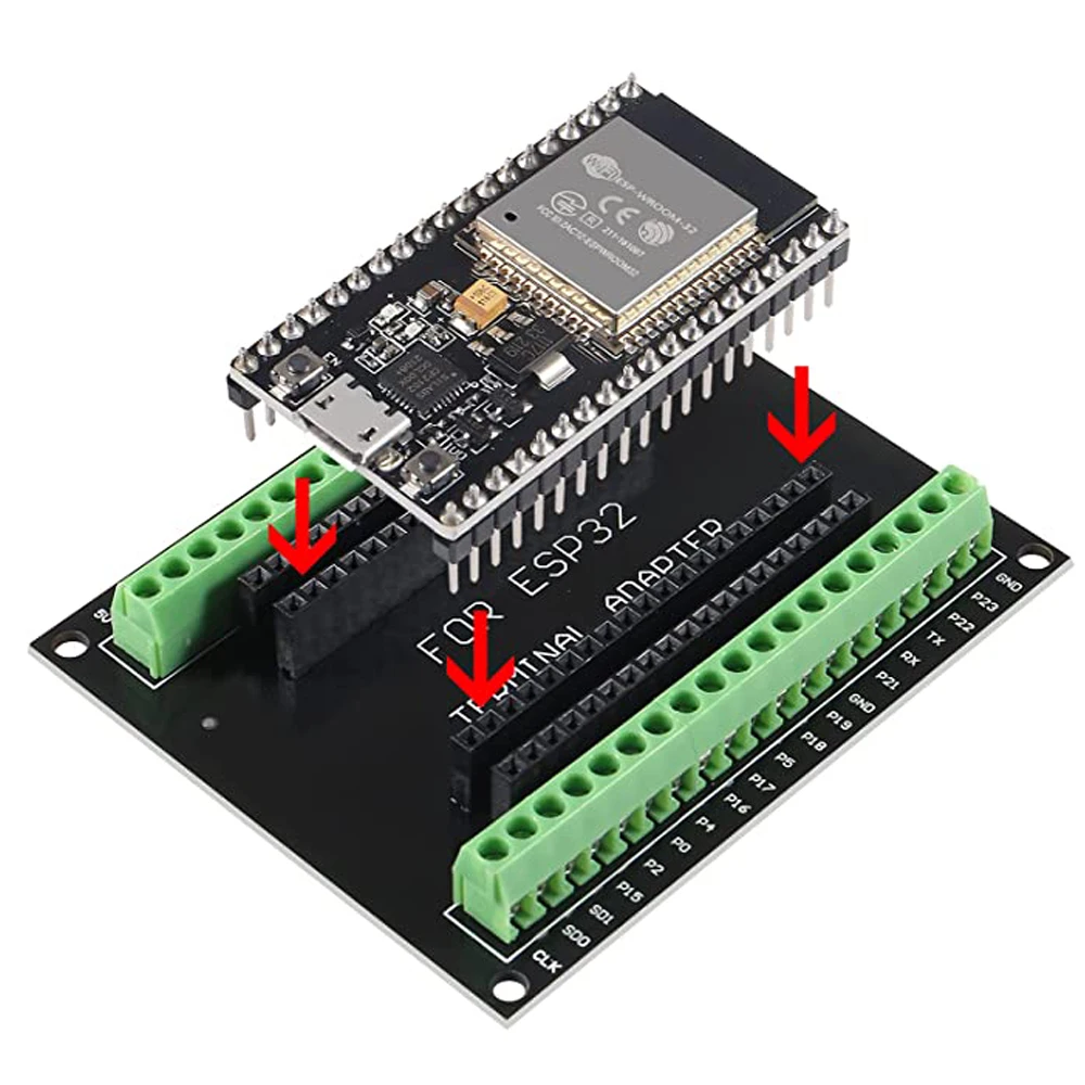 Placa de arranque ESP32 GPIO 1 en 2 para versión estrecha de 38 Pines, placa de desarrollo de ...