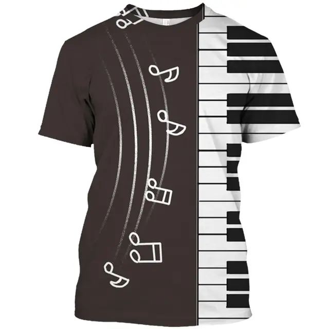 Camiseta Acordes De Piano
