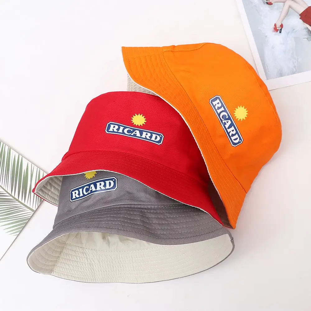 Summer Ricard Bucket Hats Women Men Classic Cotton Summer Fisherman ...