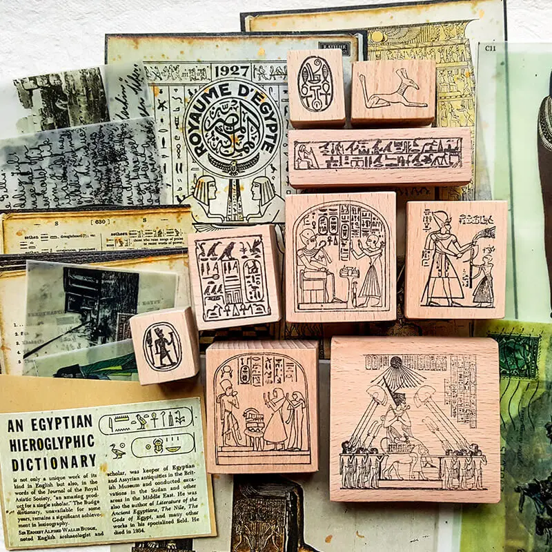 Stamp Scrapbooking Ancient Egypt Journaling Diary Decoration Deco ...