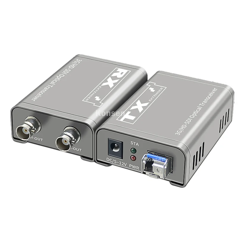 3g Sdi Fiber Extender Over Lc Fiber Optical Cable To 20km 1080p Hd Sdi ...