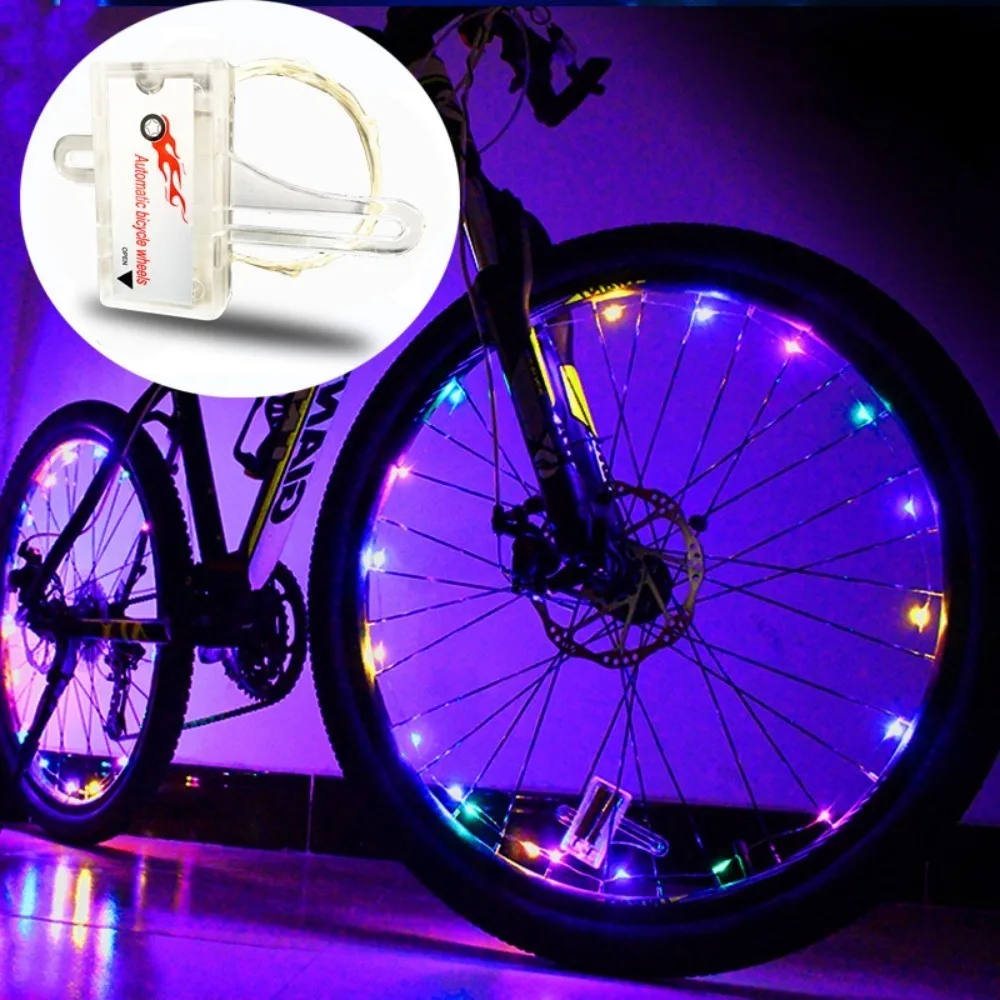 Multicolor-Spoke-Outdoor-Equipment-Mountain-Bike-20-LED-Bicycle-lights ...