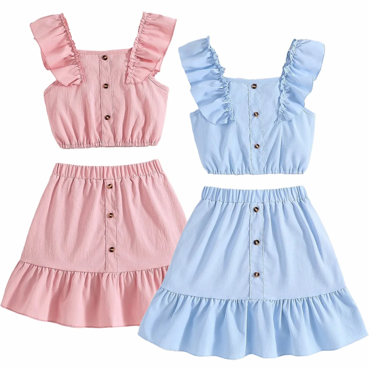 Summer-Elegant-Girl-Clothes-Set-Teenager-Girl-Suits-Top-Tank-Shirt-Vest ...