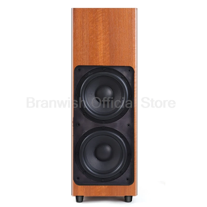 8-Double-8-Inch-HiFi-Speaker-Wooden-Active-Passive-Subwoofer-Home ...
