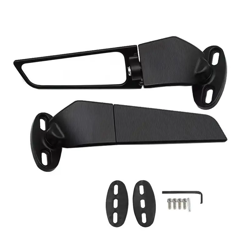 Wing-Adjustable-Rotating-Side-Mirrors-Motorcycle-Mirror-Modified ...