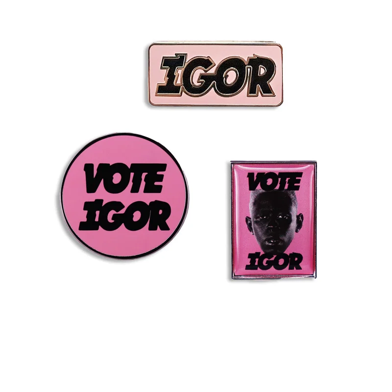 Rap-AlbumTyler-The-Creator-Vote-Igor-Enamel-Pins-Rock-Band-Badges-Lapel ...