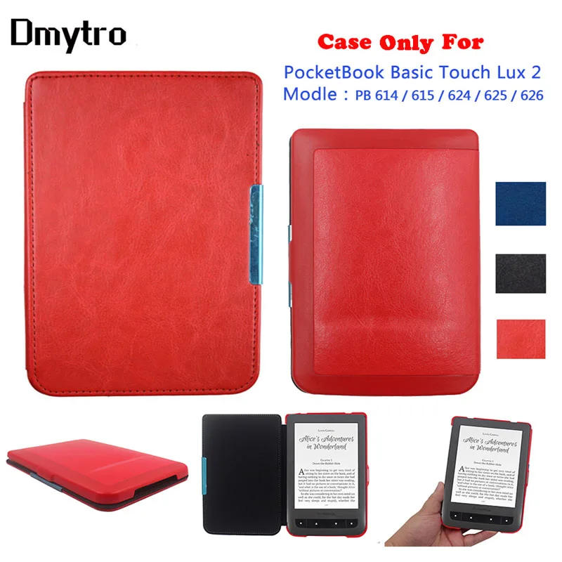 Dunne-Slim-Pu-Leather-Case-Voor-Pocketbook-Basic-Touch-Lux-2-624 ...