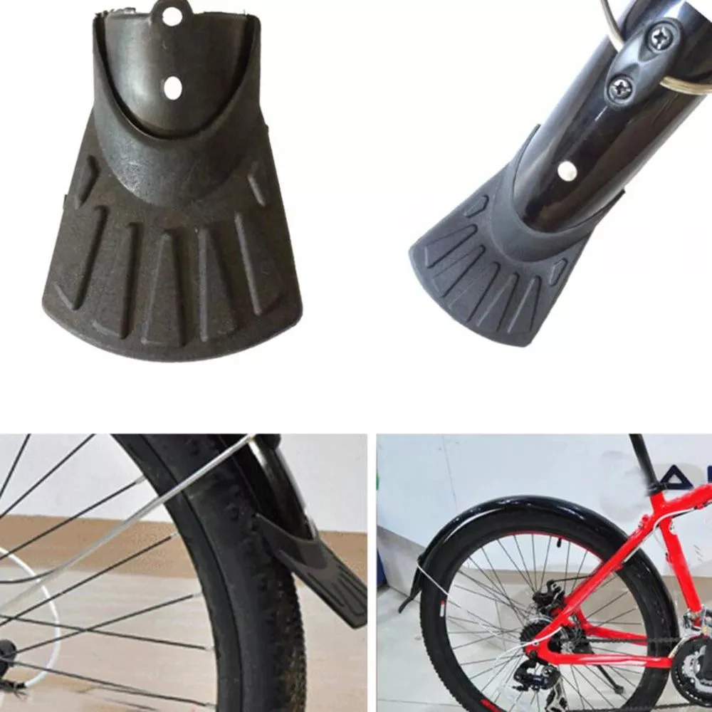 Black-Plastic-Bicycle-Mudguard-Fish-Tail-Cover-Road-Bike-MTB-Bike ...