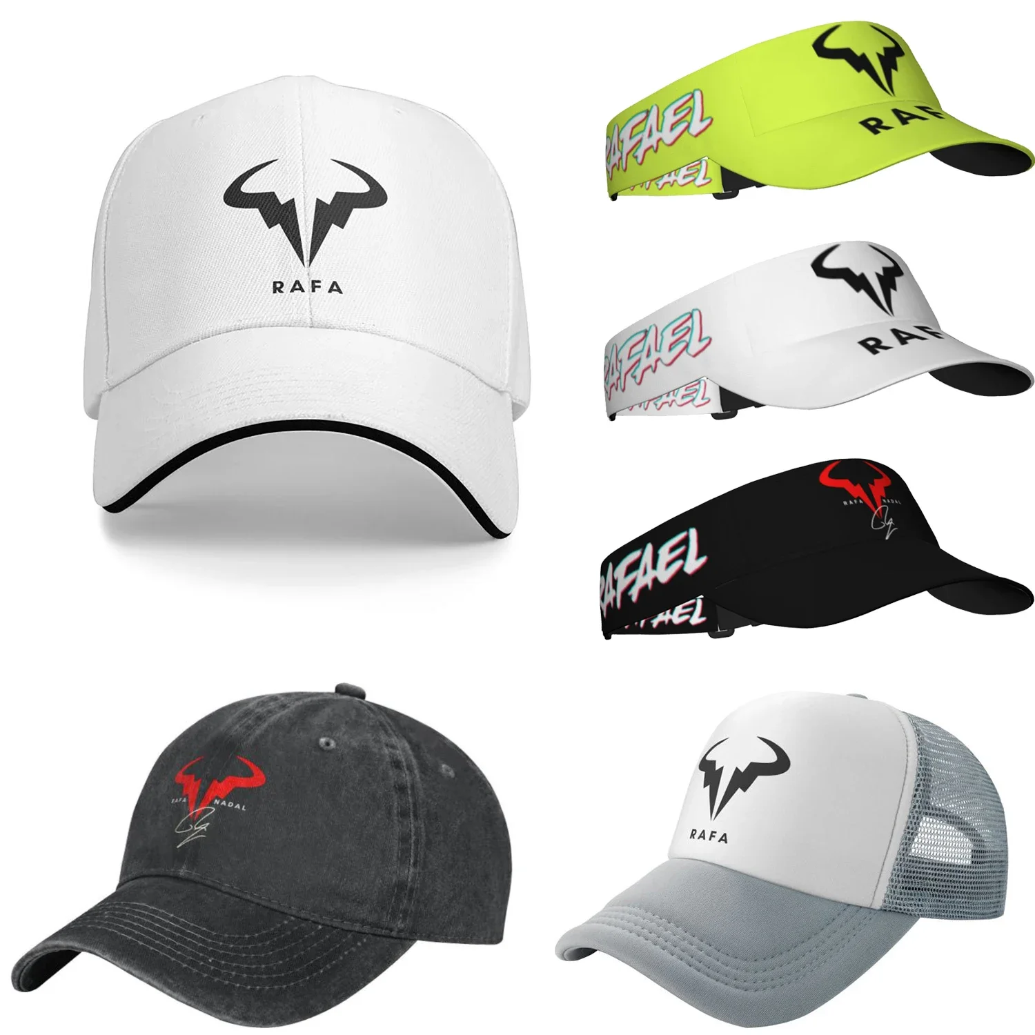 Best-Seller-Rafa-Nadal-Logo-Merch-Unisex-Casquette-Caps-Hat-Unique ...