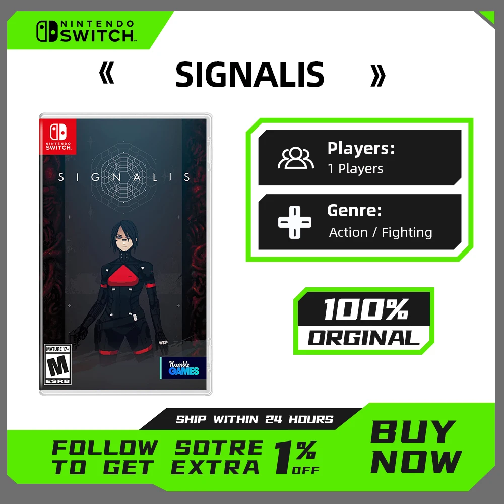 Nintendo-Switch-Games-ofertas-SIGNALIS-100-cartucho-de-juegos-f-sicos ...