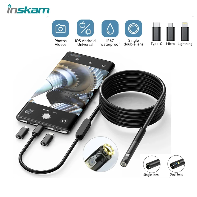 W300-Mini-Endoscope-Camera-1080P-Single-Dual-8MM-Lens-Hard-Cable ...