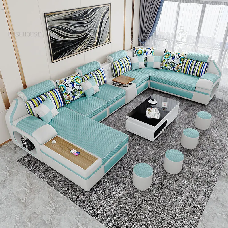 Modern Cloth Sofa Set Designs