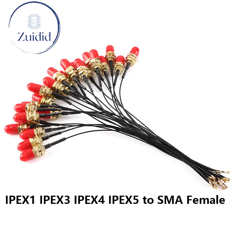 5/1pcs IPEX1 IPEX3 IPEX4 IPEX5 IPX UFL U.FL to SMA Female Connector RF ...