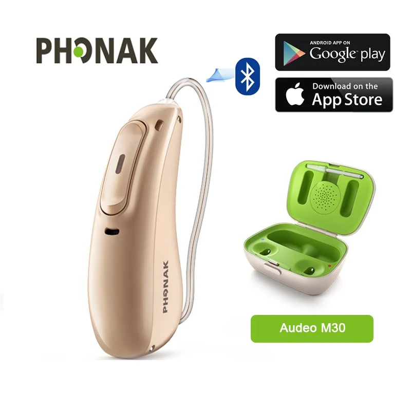 Phonak-M30-Rechargeable-Bluetooth-Hearing-Aids-8-Channel-Premium-Sound ...
