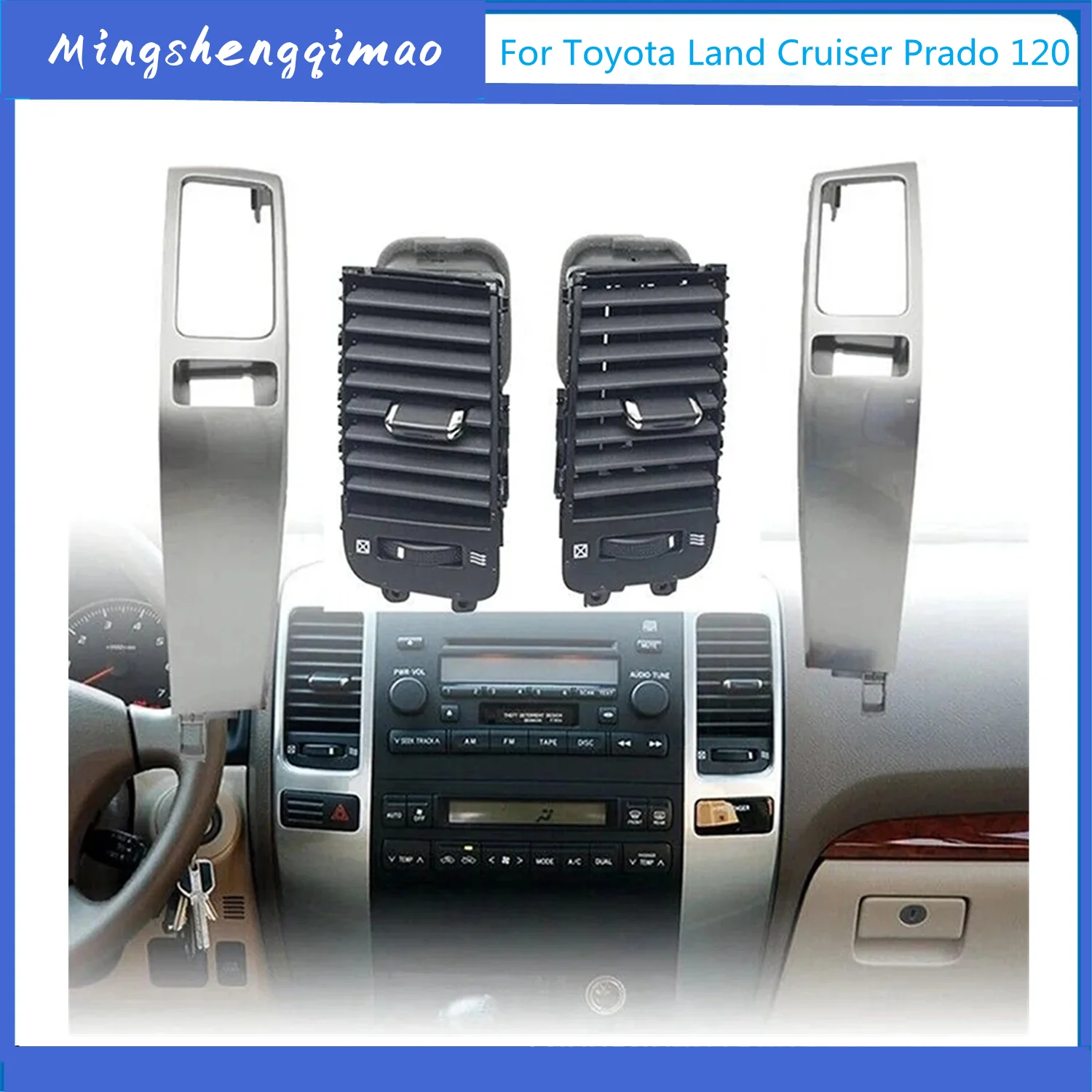 Panel-de-salida-de-aire-acondicionado-para-Toyota-Land-Cruiser-Prado ...