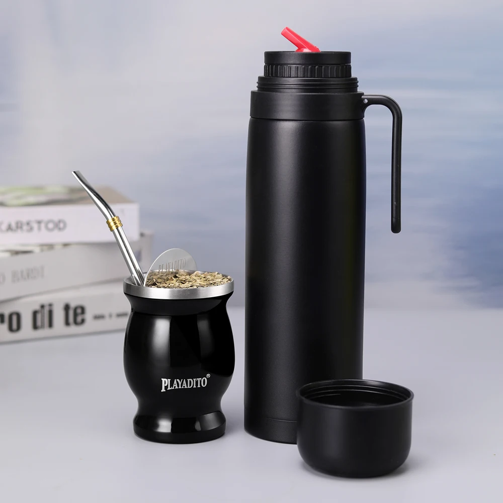 Juego de tazas Yerba Mate, calabaza Mate de acero inoxidable con ...