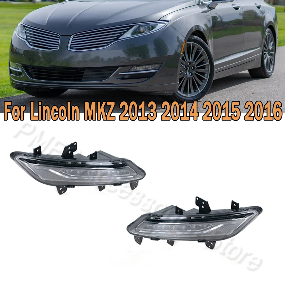 LED DRL Daytime Running Light Fog Light Car Lamp For Lincoln MKZ 2013 ...