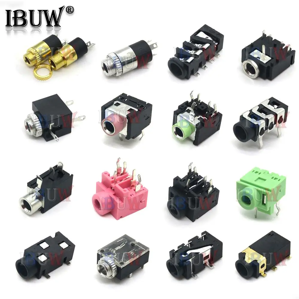 10PCS-lot-Headphone-jack-3-5mm-PJ-PJ313-PJ320-PJ326-PJ327-PJ358-PJ392 ...