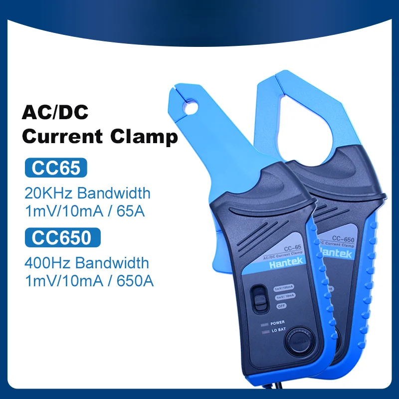 Oscilloscope-CC65-CC650-AC-DC-Current-Clamp-Probe-20KHz-400Hz-Bandwidth ...