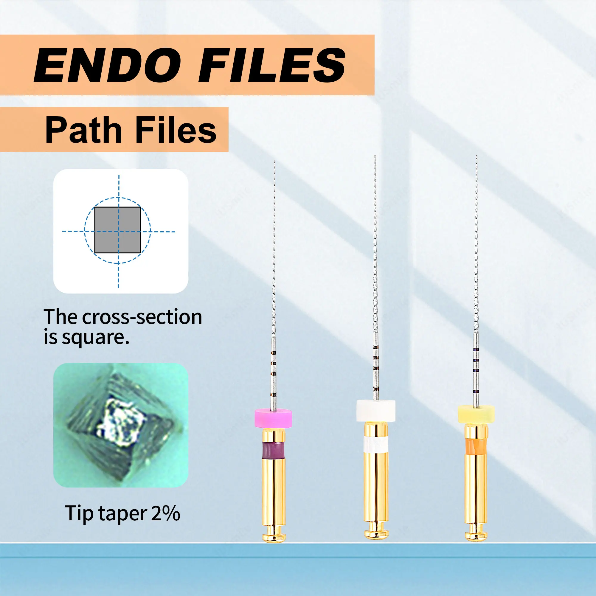 Dental Instrument Rotatable Niti Path Glide Files Endo Rotary ...