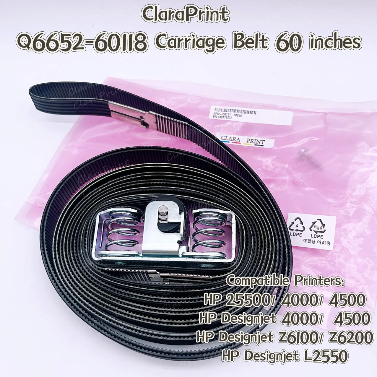 Ремень каретки 60 дюймов используется для HP Z6100/HP Z6200/HP 25500 ...
