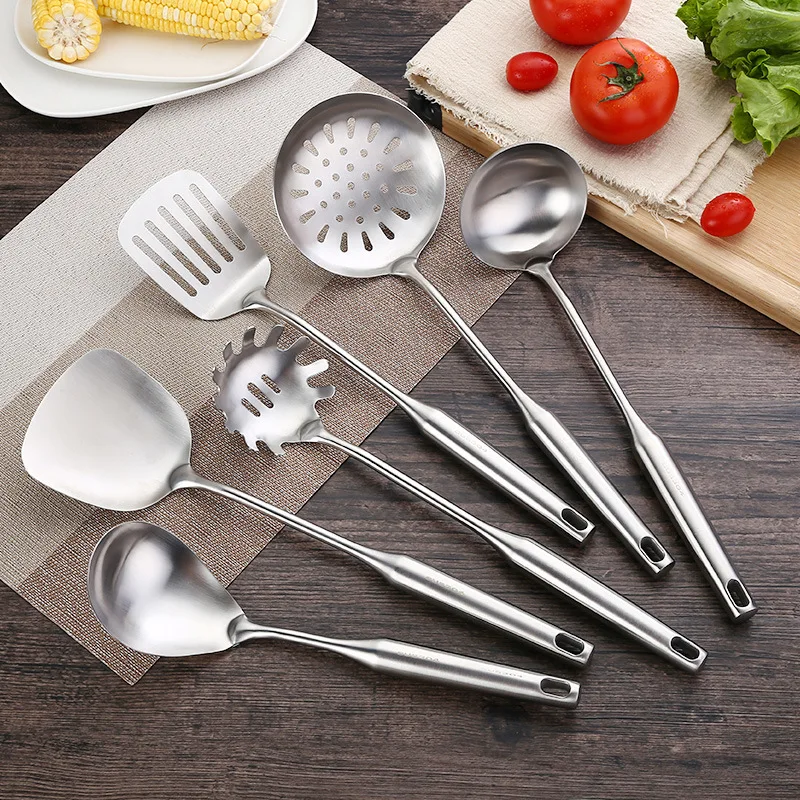 1PC Stainless Steel Cooking Tools Soup Ladle Spoon Slotted Shovel ...