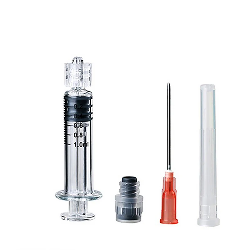 1ML /2.5ML /3.5ML/5ML Plastic Syringe Borosilicate Glass Prefillable ...
