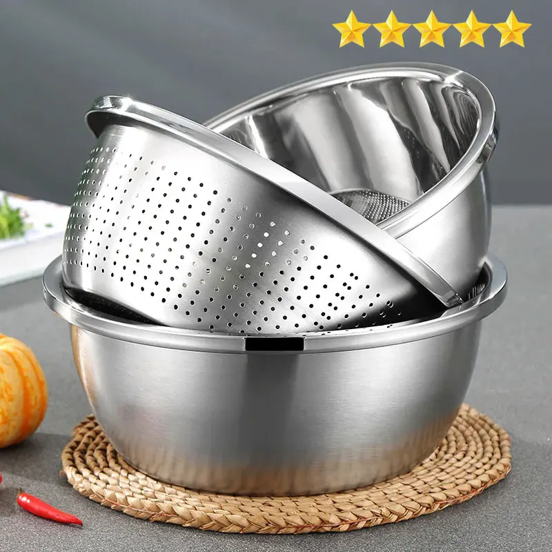 Hot-sales-Multi-Functional-Stainless-Steel-Vegetable-Bowl-Egg-Mixing ...