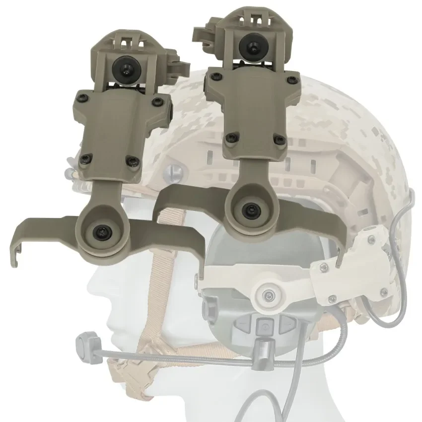 Tactical-Helmet-ARC-Rail-Adapter-Helmet-Mount-Kit-for-MSA-SORDI-TAC-SKY ...