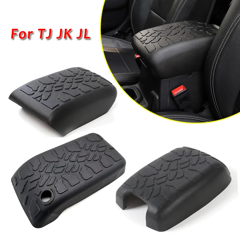 Tire-Tread-ArmPad-Center-Console-Cover-Armrest-Cushion-For-Jeep ...