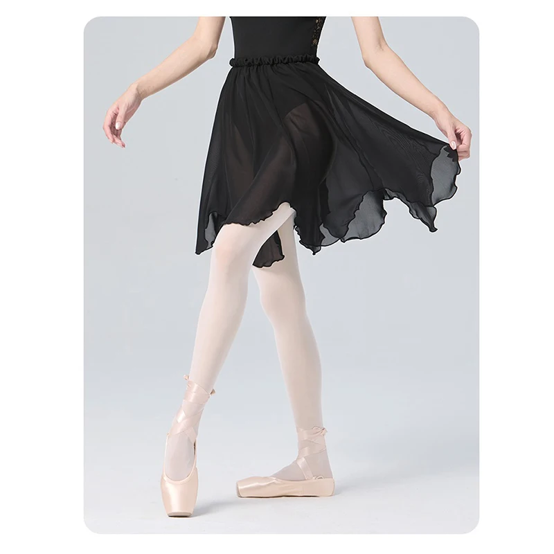 Dance skirt, women's ballet practice costume, half-length skirt, new ...