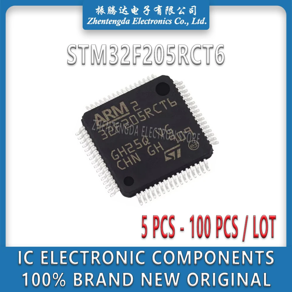 STM32F205RCT6 STM32F205RC STM32F205 STM32F STM32 STM IC MCU Chip LQFP-64
