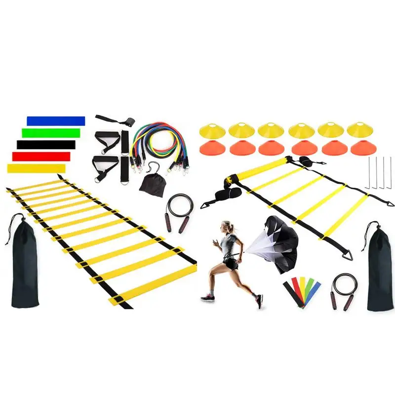 Soccer Training Equipment Adjustable Soccer Training Foldable Speed ...