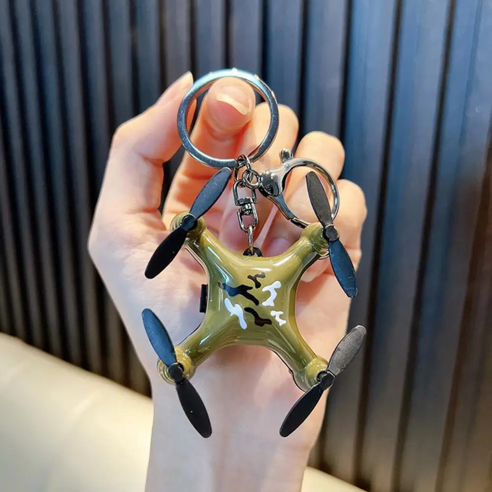 Drone Style Keychain Pendant Cartoon Design Mini Versatile Hanger ...