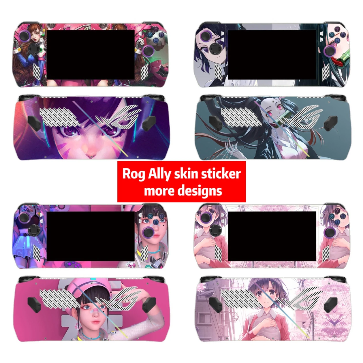Girls design for Rog Ally PVC skin for Rog Ally vinyl skin sticker for ...