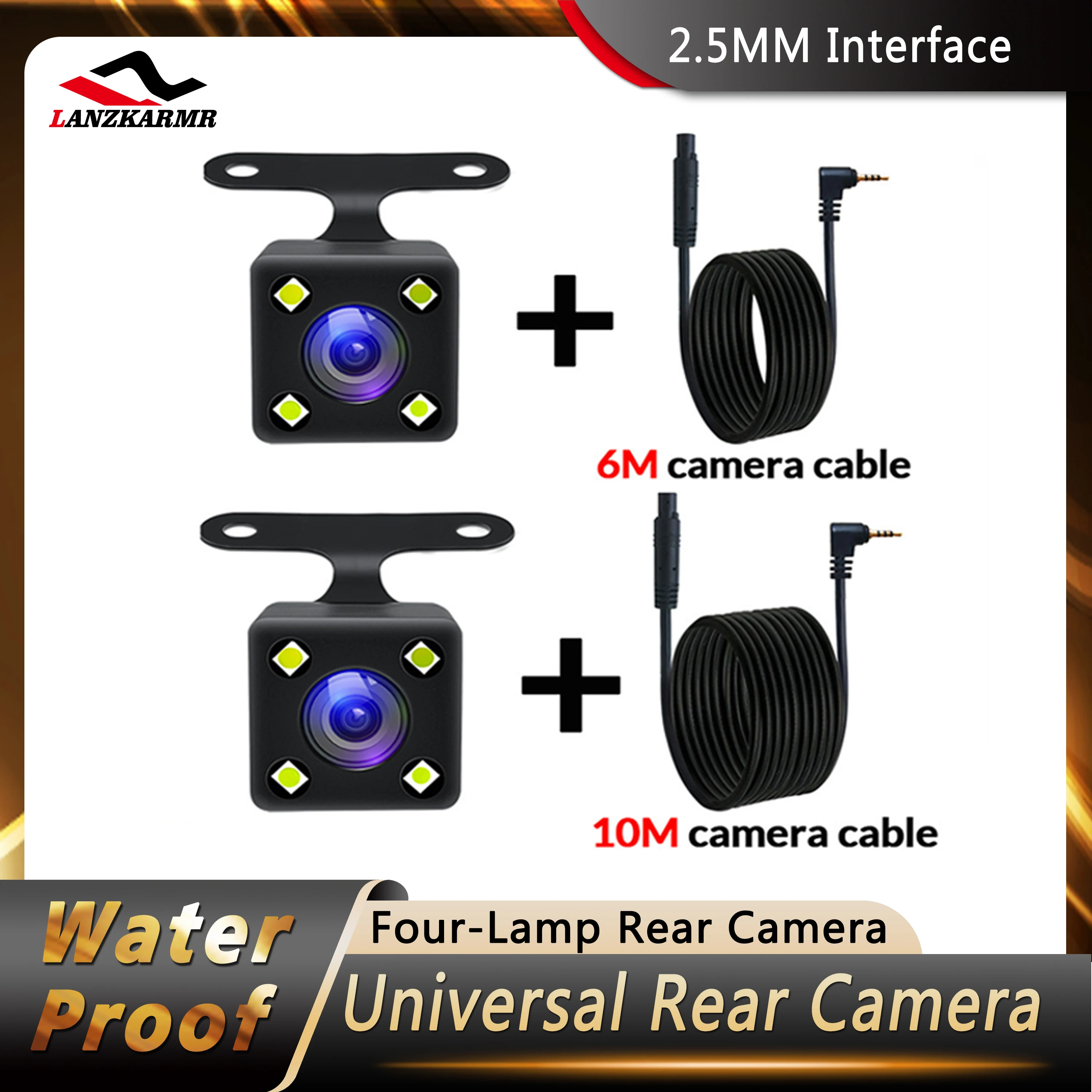 Rear View Camera 5-pin 2.5mm Jack Port 6m Car Dvr Driving Recorder ...
