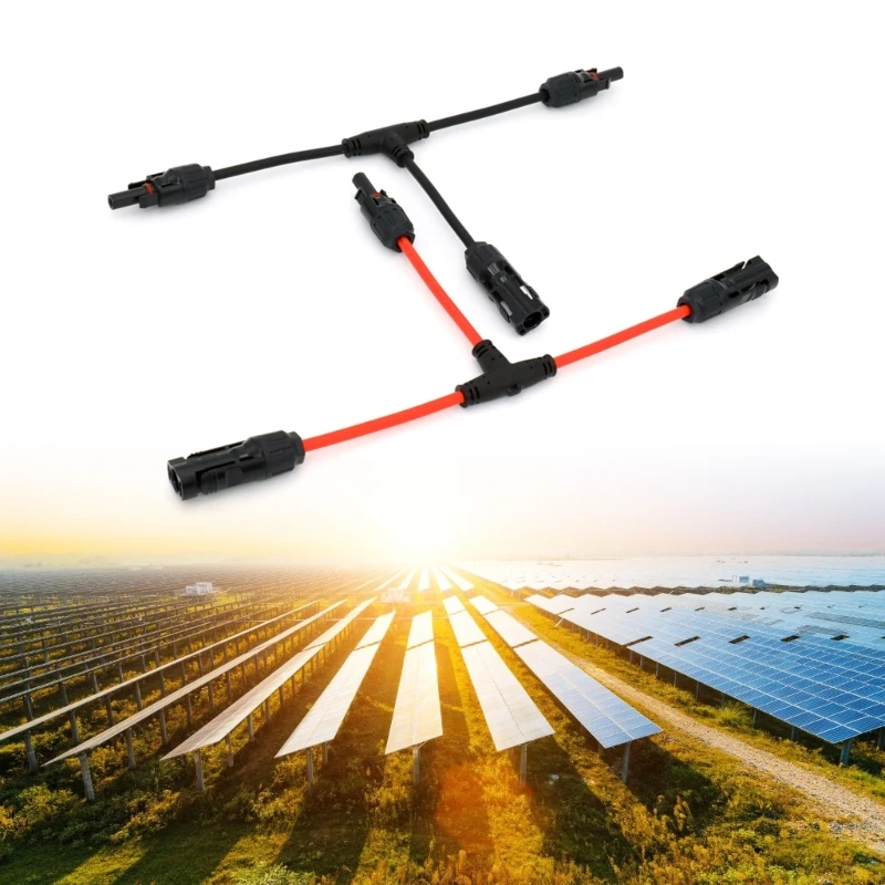 Solar-Panel-Panels-Branch-Connectors-30A-1000V-Double-Photovoltaic-Wire ...