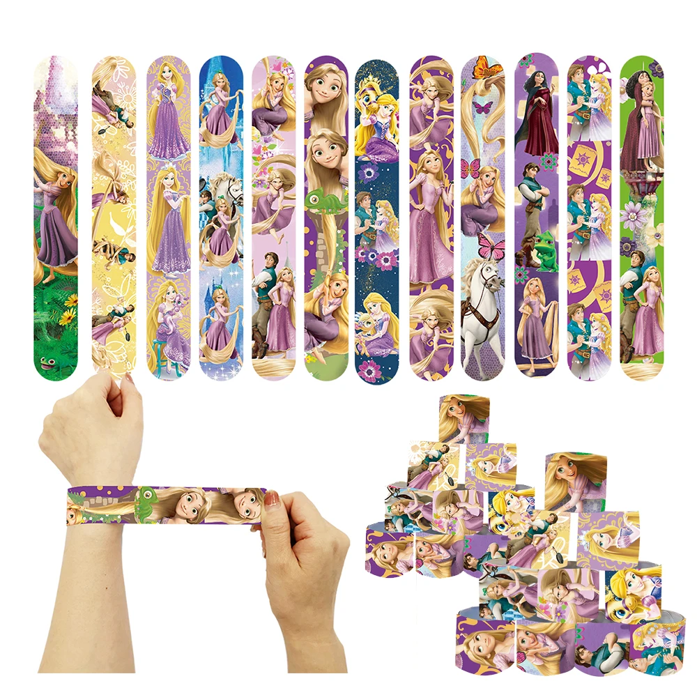 Tangled-Rapunzel-Princess-Theme-Slap-Bracelets-Party-Favors-Birthday ...