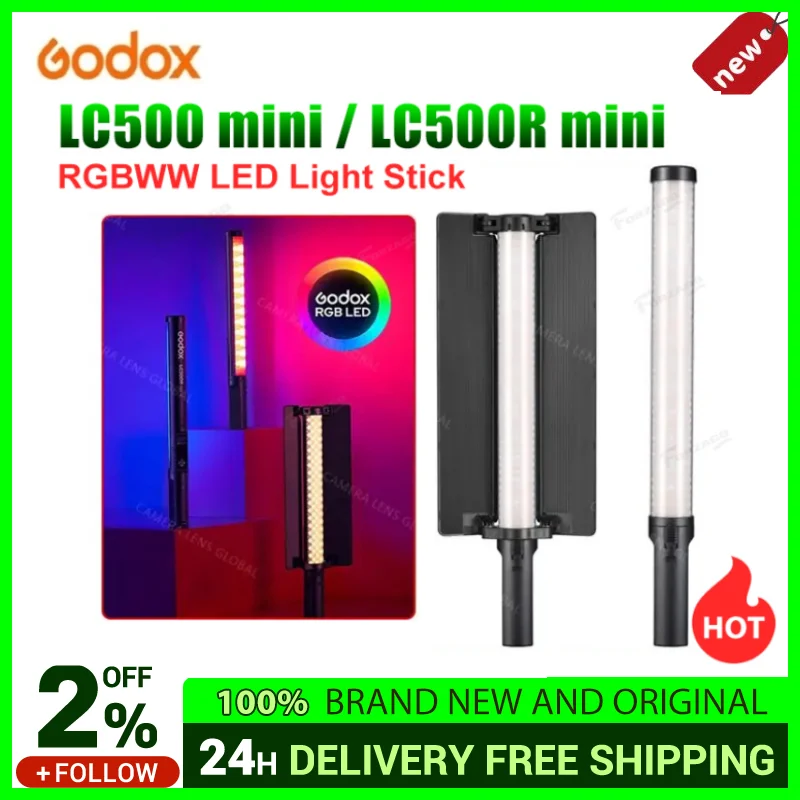 Godox-LC500R-mini-LC500-mini-LED-Light-Stick-RGBWW-LED-Light-Stick ...