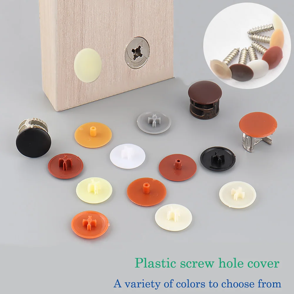 100pcs-Plastic-Screw-Covers-Furniture-Hardware-Exterior-Protective-Caps ...
