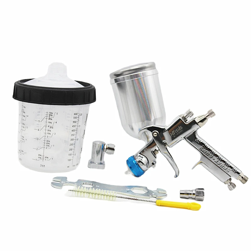 1.3/1.4MM Spray Gun Paint Gun With Adapter 400cc Mix Tank Japan Quality ...