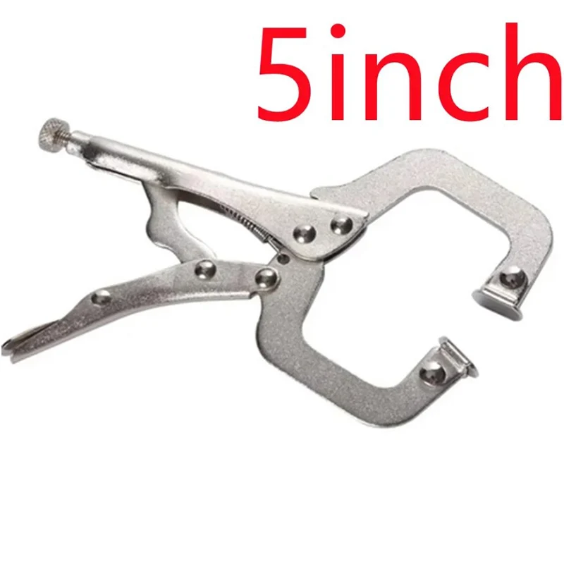 5 Inch C Clamp Assorted Locking Welding Clamp Mini Alloy Locking Pliers ...