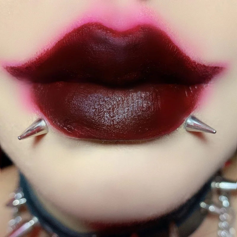 2PCS-Goth-Surgical-Steel-Shark-Bites-Lip-Piercing-Labret-Cyber-Bites ...