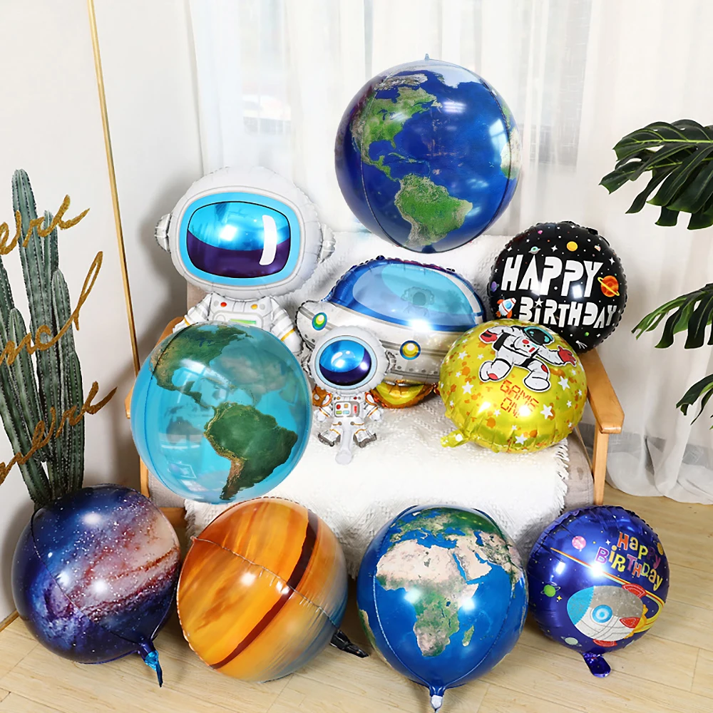 Astronaut-Foil-Balloon-Rocket-Planet-Balloons-Spaceman-Ballon-Kids-Boy ...