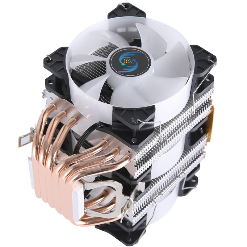 CPU-Radiator-6-Copper-Tubes-Three-Tower-1151-Desktop-Computer-Mute ...