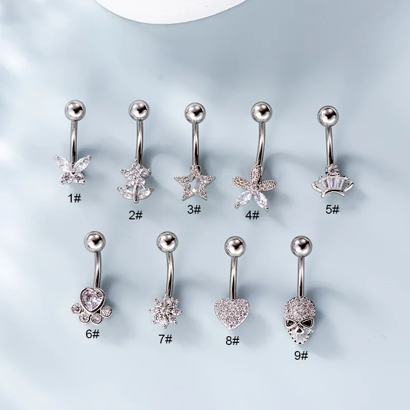 Navel Piercing Jewelry Types